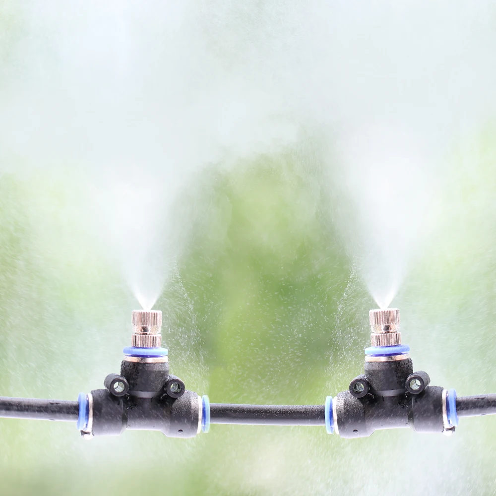 Generic 6mm Low-Pressure Misting Nozzles Quick Connecter Cooling System ...