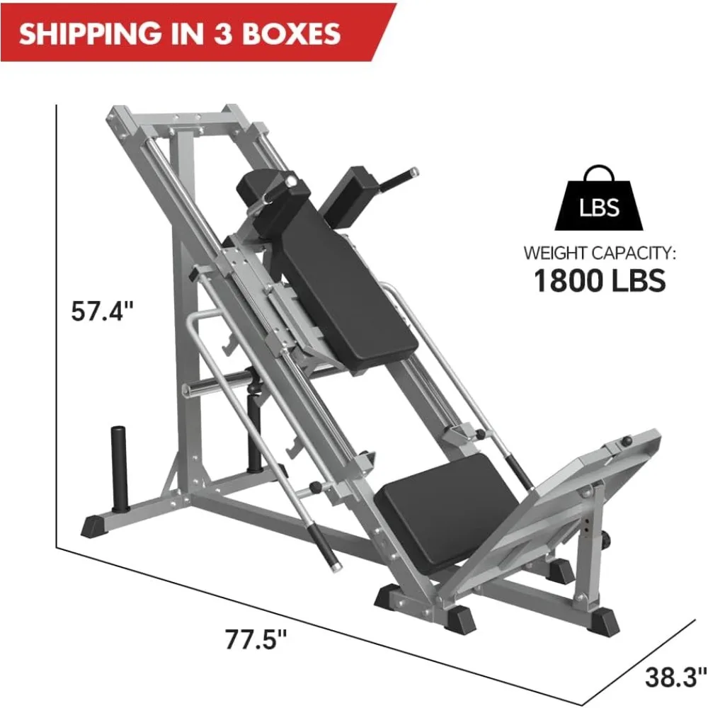 Leg Press Hack Squat Machine – Fitness Frontier