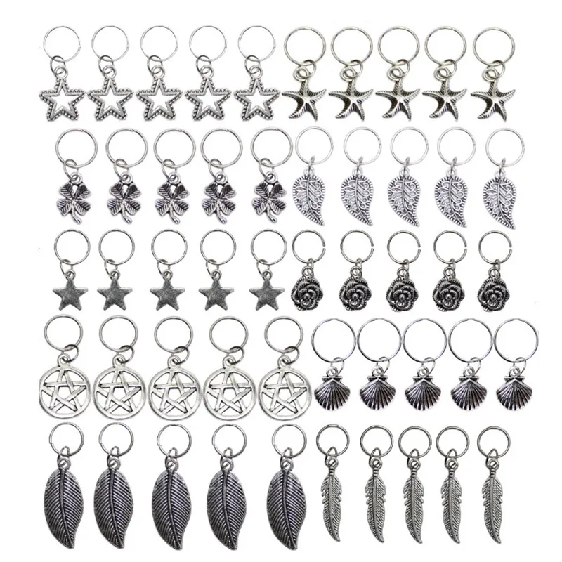 5-Pcs-Hair-Braids-Dreadlocks-Hair-Cuffs-Pearl-Hair-Ring-Gold-Silver ...