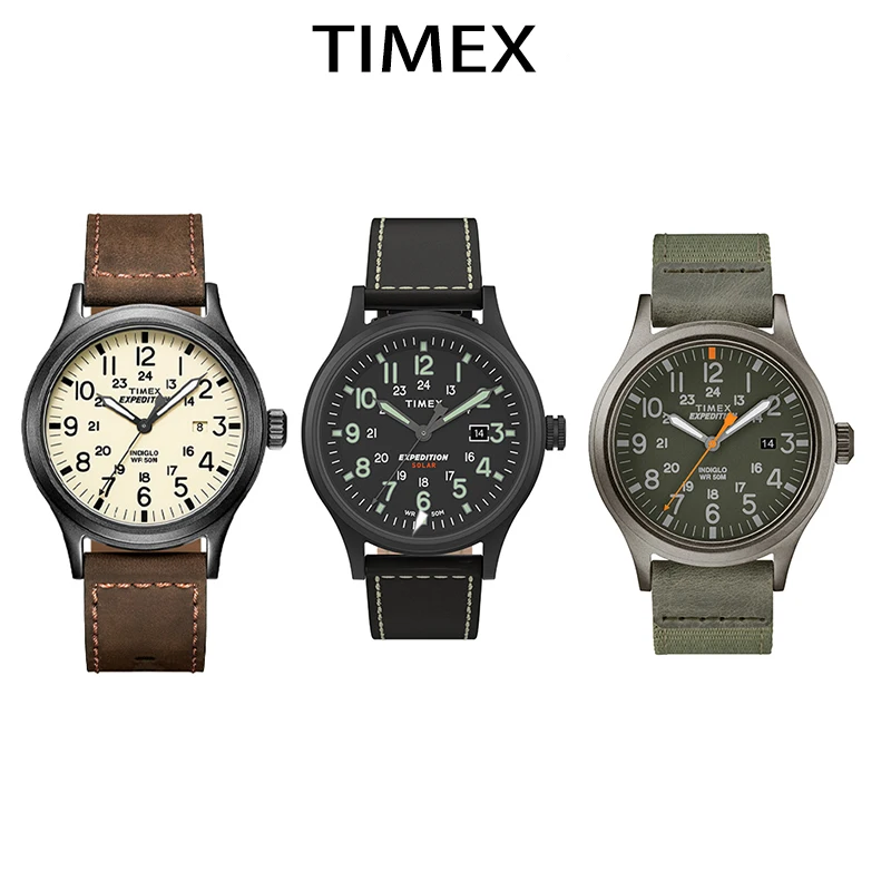 TIMEX-Expedition-Series-Outdoor-Sports-Glow-Canvas-Watch-Strap-Casual ...