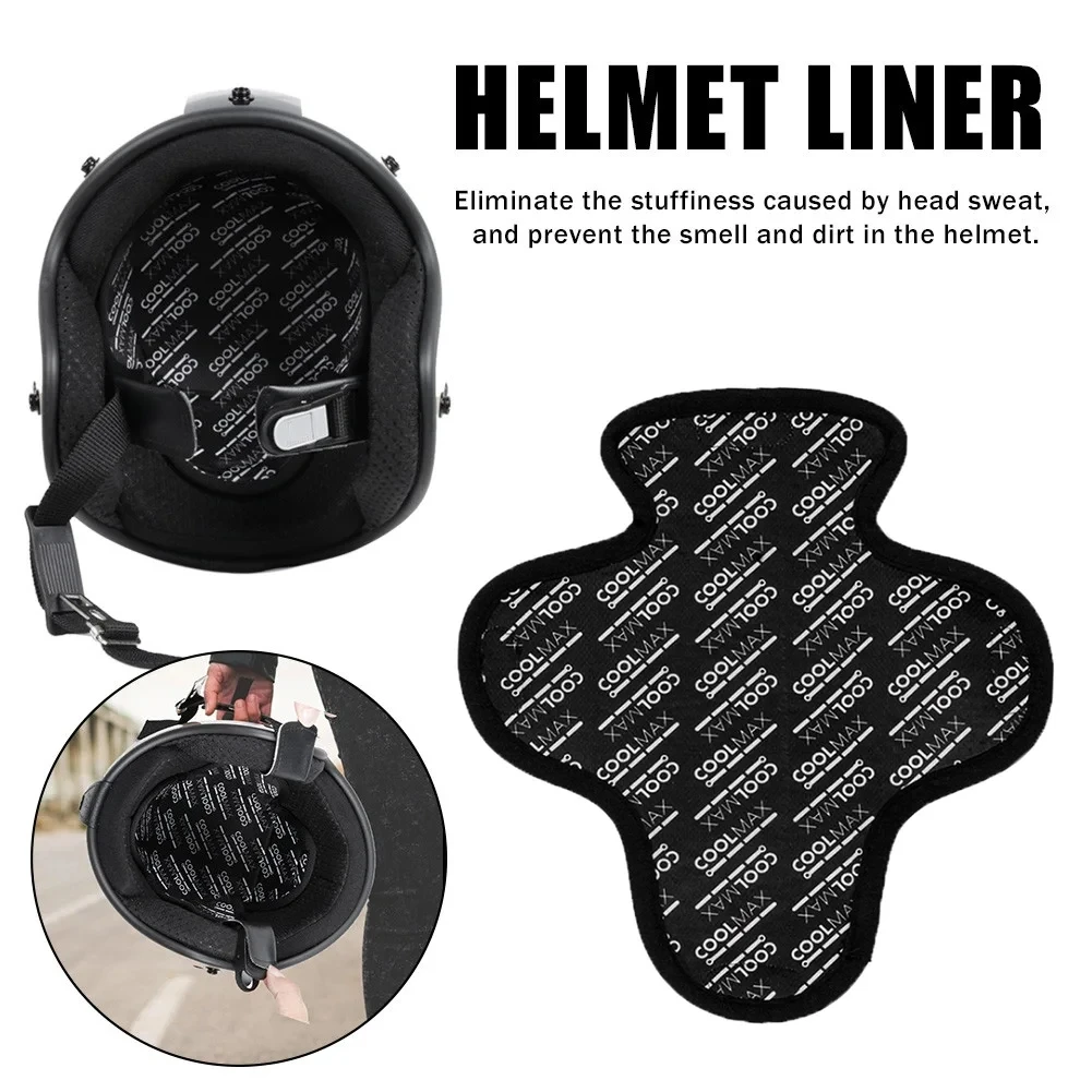 Motorcycle-Helmet-Insert-Liner-Cap-Cushion-Pad-Quick-drying-Breathable ...