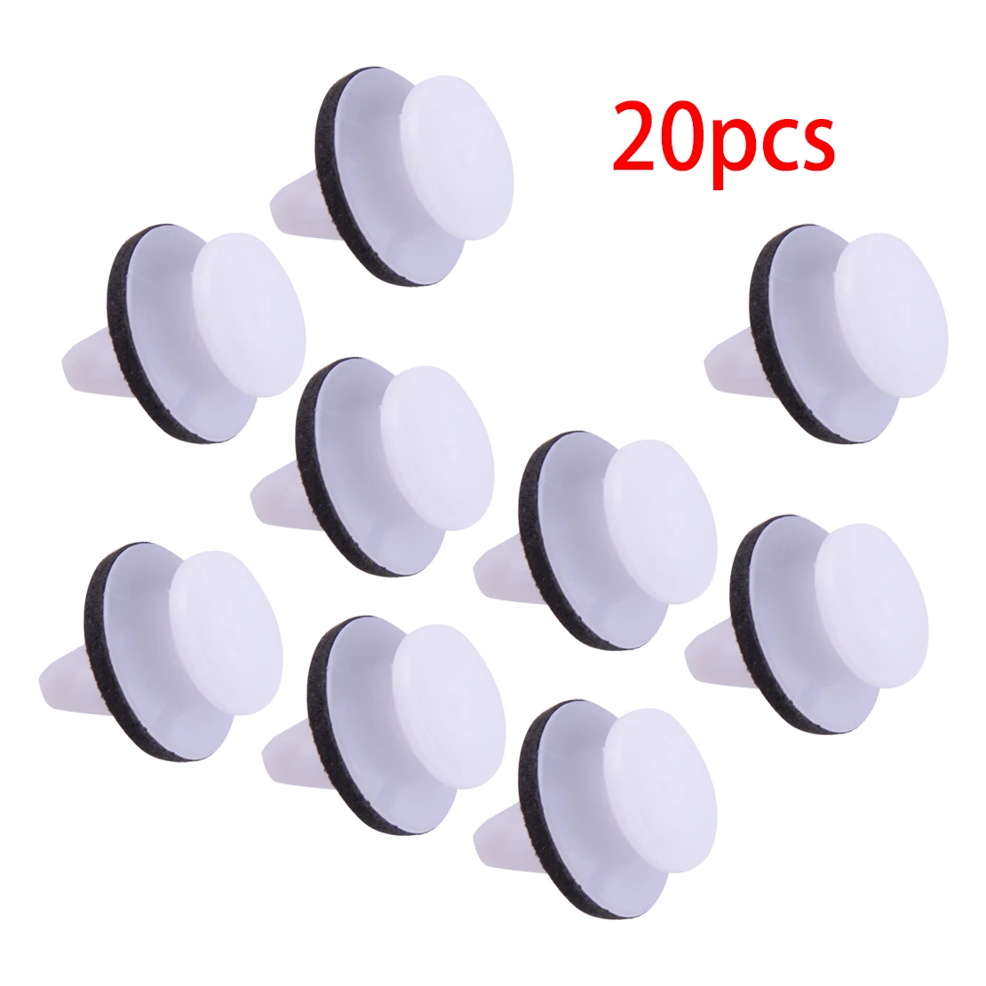 20ピース/セットサイドガーニッシュ & 成形トリムリテーナーファスナークリップMB696120フィット三菱エクリプス1994 1995 ...