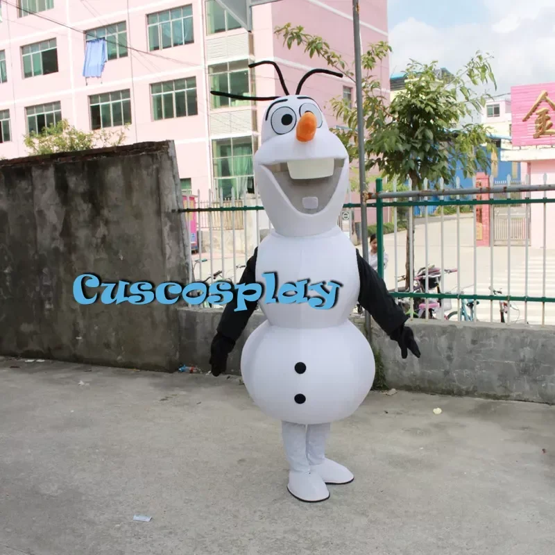 Cosplay-Snow-man-character-Frozen-Mascot-costume-Advertising-stage ...