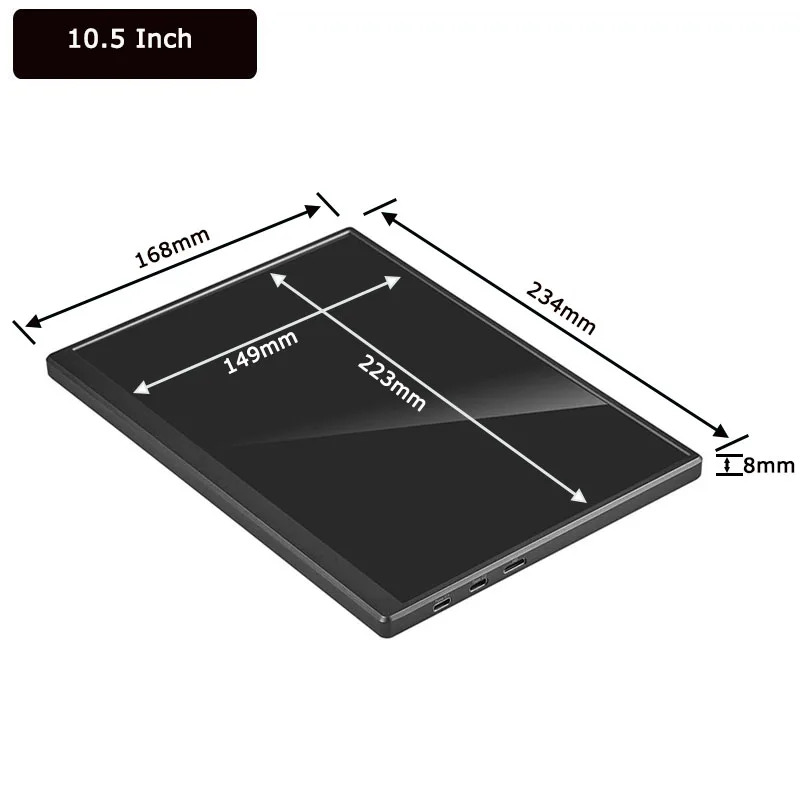 10.5 Inch Portable Monitor Extend Screen FHD 1920×1280 Portable Monitor ...