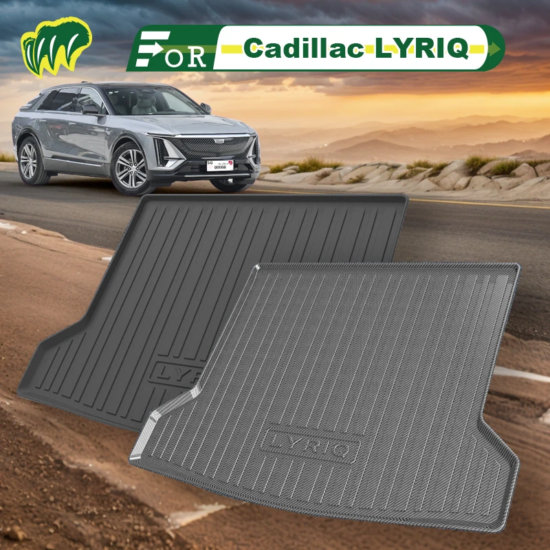 For-Cadillac-IQ-LYRIQ-2022-Custom-Fit-Car-Trunk-Mat-All-Season-Cargo ...