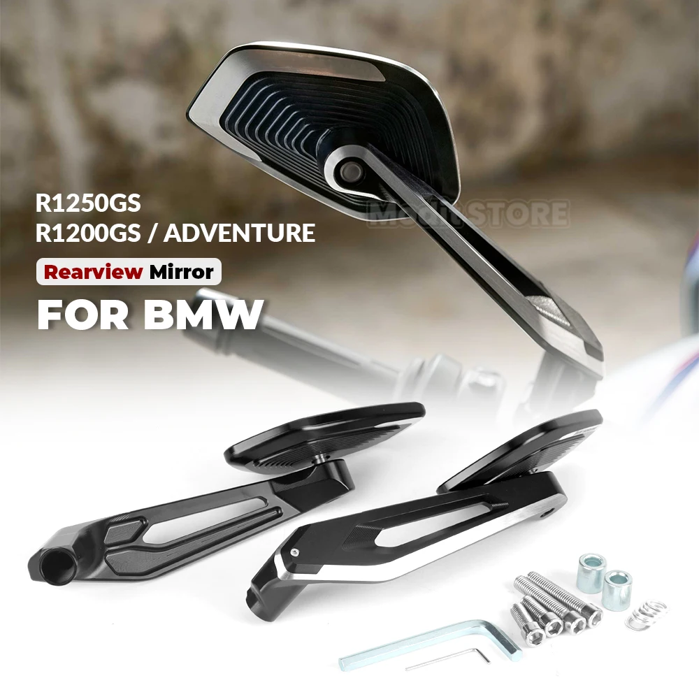 New-Motorcycle-Rearview-Mirror-Universal-For-BMW-R1300GS-R1250GS-F750GS ...