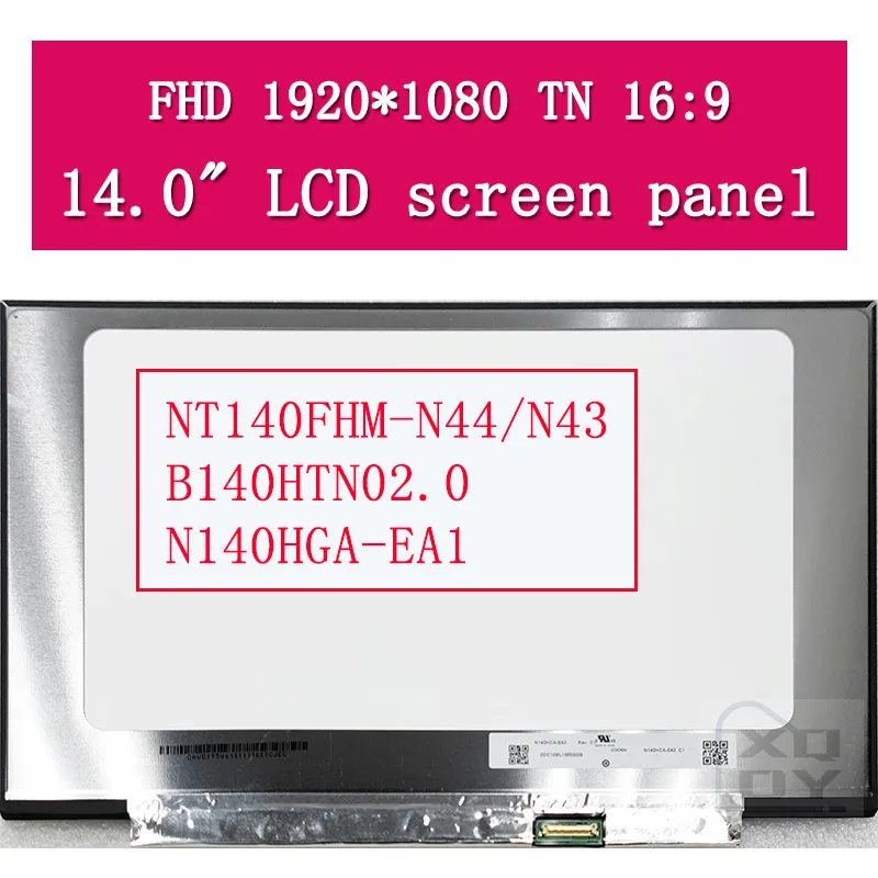 14-Slim-LED-matrix-NT140FHM-N44-N43-B140HTN02-0-N140HGA-EA1-REV-C1 ...