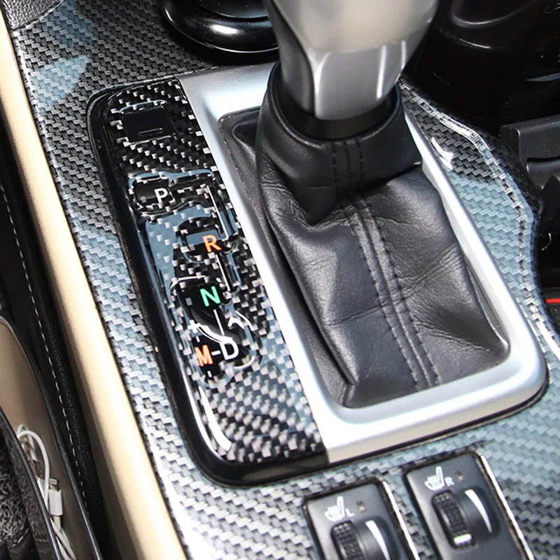 Real Carbon Fiber Car Gear Indicator Sticker For Toyota Highlander 2015 ...