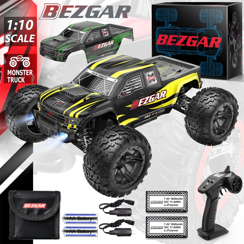 BEZGAR 1:10 Remote Control Cars For Adults, 42KM/H RC Cars, 48% OFF