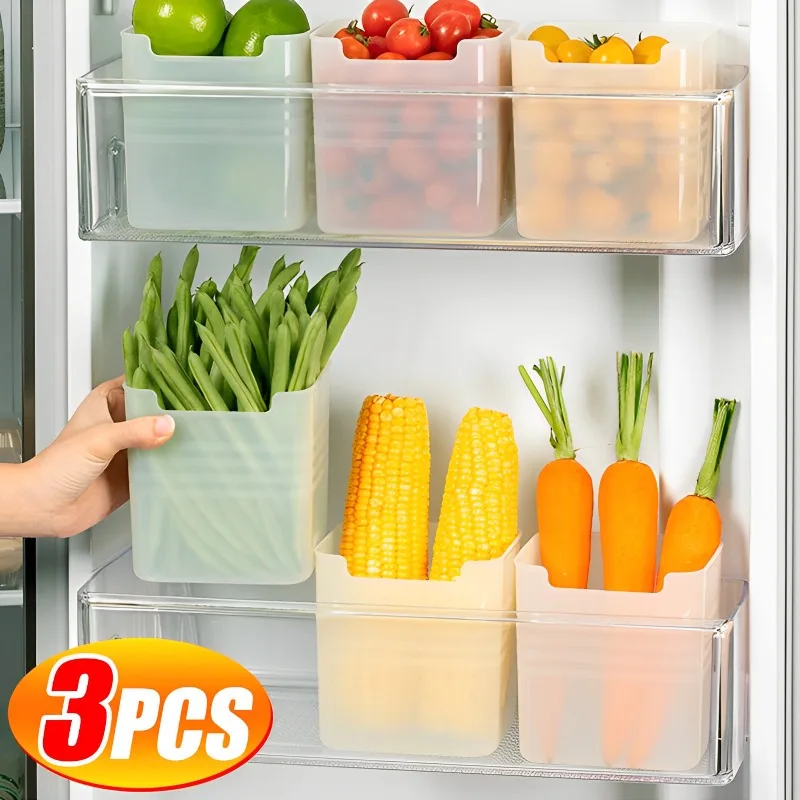 3-1Pcs-Fridge-Storage-Box-Food-Fresh-Refrigerator-Door-Organizer-Bins ...