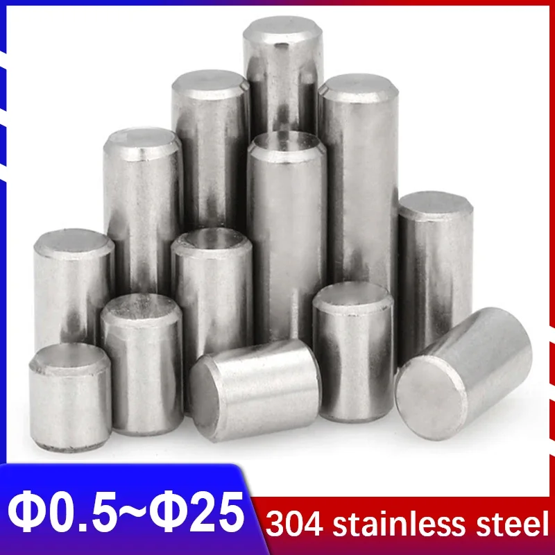 304-Stainless-Steel-Cylindrical-Pin-Locating-Pin-GB119-Fixed-Shaft ...