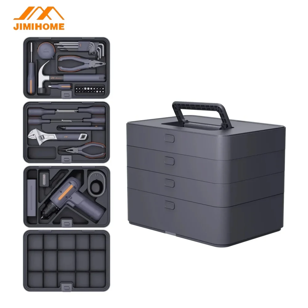 JIMIHOME-X-ABCD-Multifuncional-Manuten-o-Tool-Box-Set-Cordless-Power ...