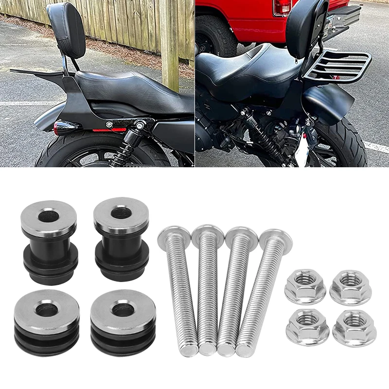 Detachable-Sissy-Bar-Rack-Backrest-Docking-Hardware-Mounting-Kit-For ...