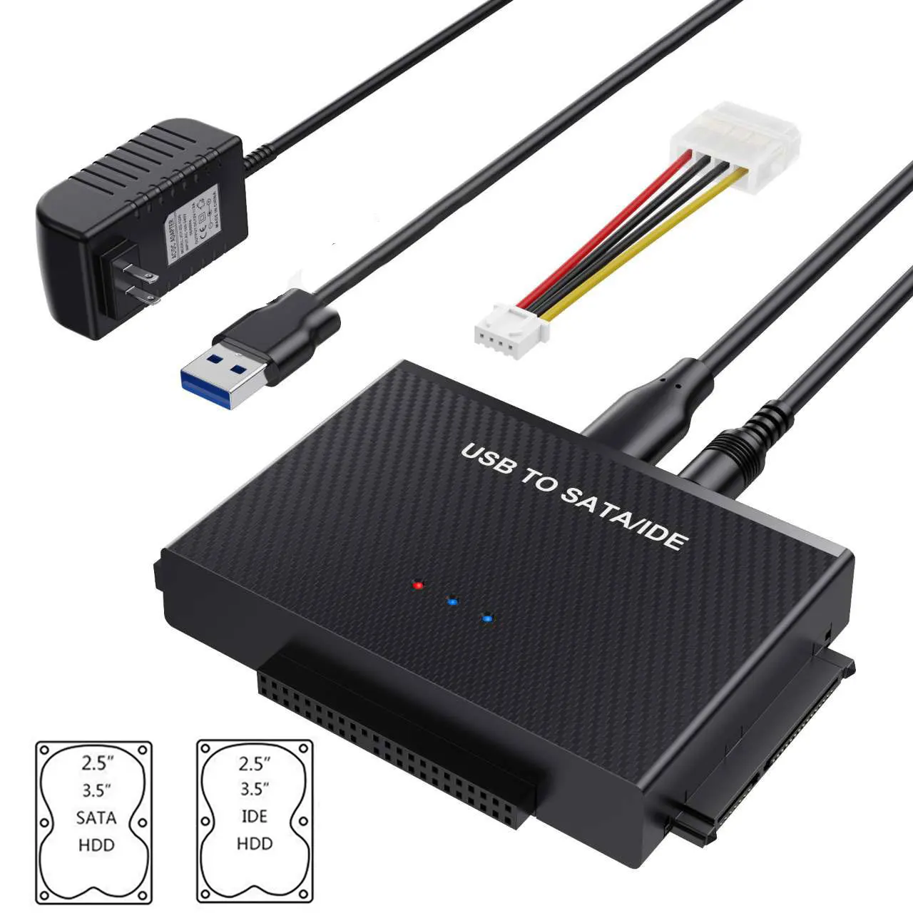 Adaptador-USB-3-0-a-SATA-IDE-convertidor-de-Cable-de-disco-duro-para ...