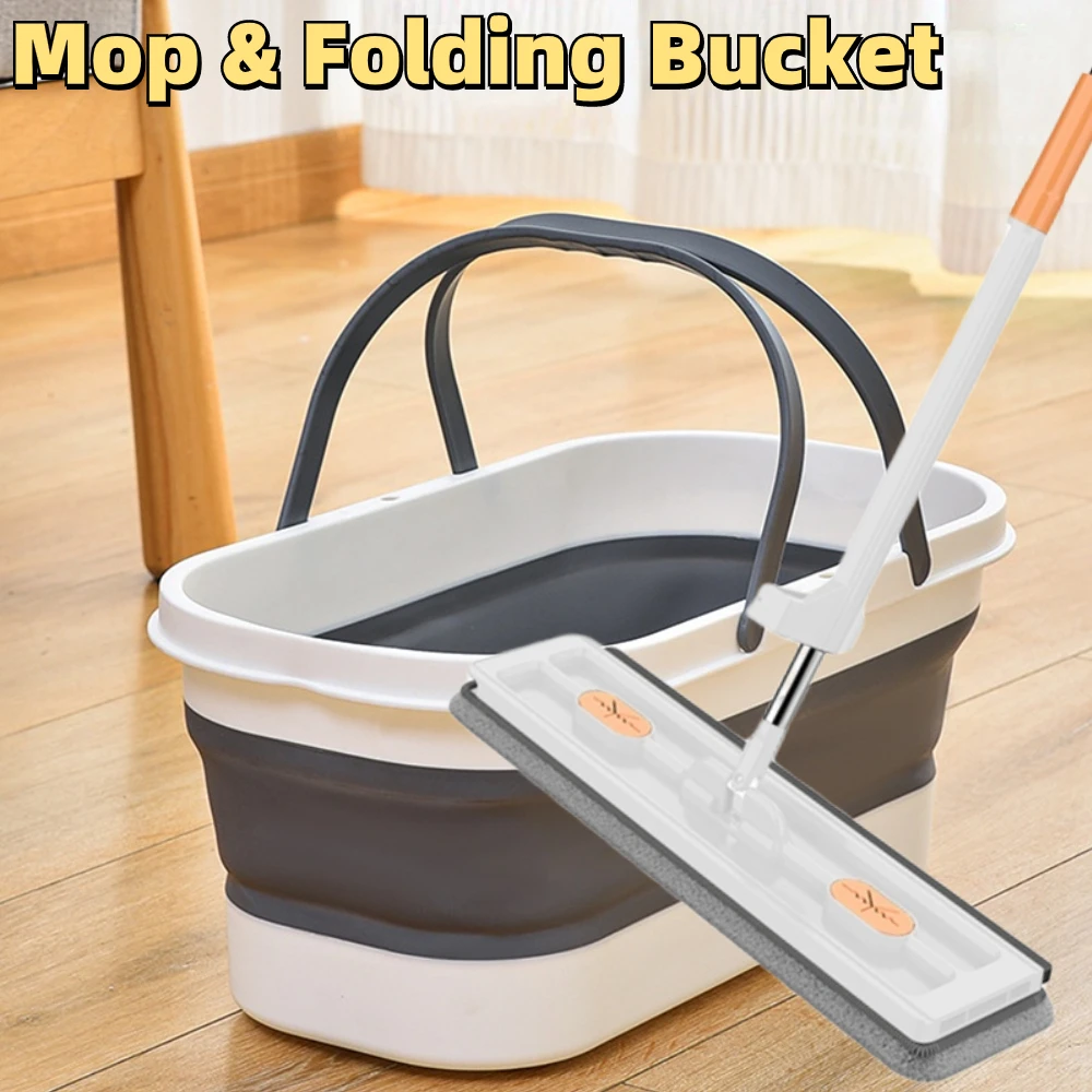 Collapsible-Bucket-Portable-Folding-Mop-Bucket-360-Rotatable-Mop-Bucket ...