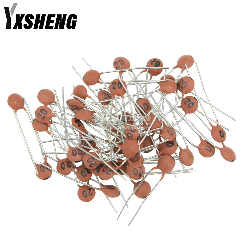100PCS Ceramic Capacitor 50V 1pF ~ 100nF 0.1uF 104 4.7PF 10PF 22PF 33PF ...