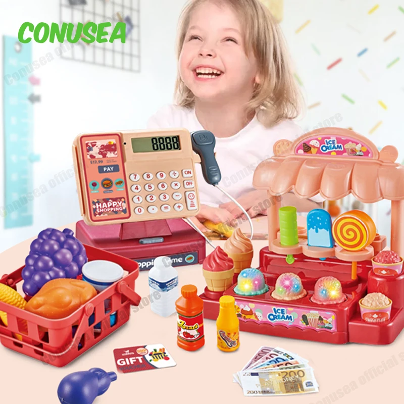 Kids-Cashier-toy-Cash-Register-Calculator-Children-s-puzzle-Play-toy ...
