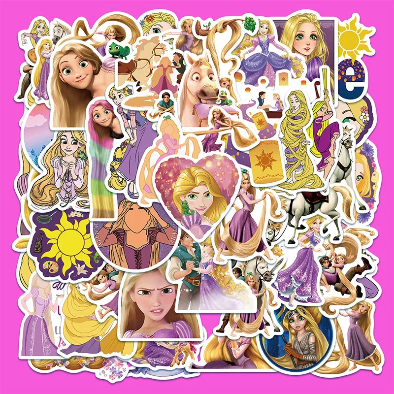 Disney-Tangled-Rapunzel-Cute-Suitcase-Stickers-Cartoon-Graffiti ...