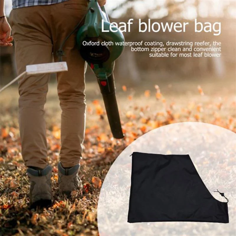 Black-Leaf-Storage-Bag-Leaf-Bag-Large-Capacity-Outdoor-Leaf-Blower ...