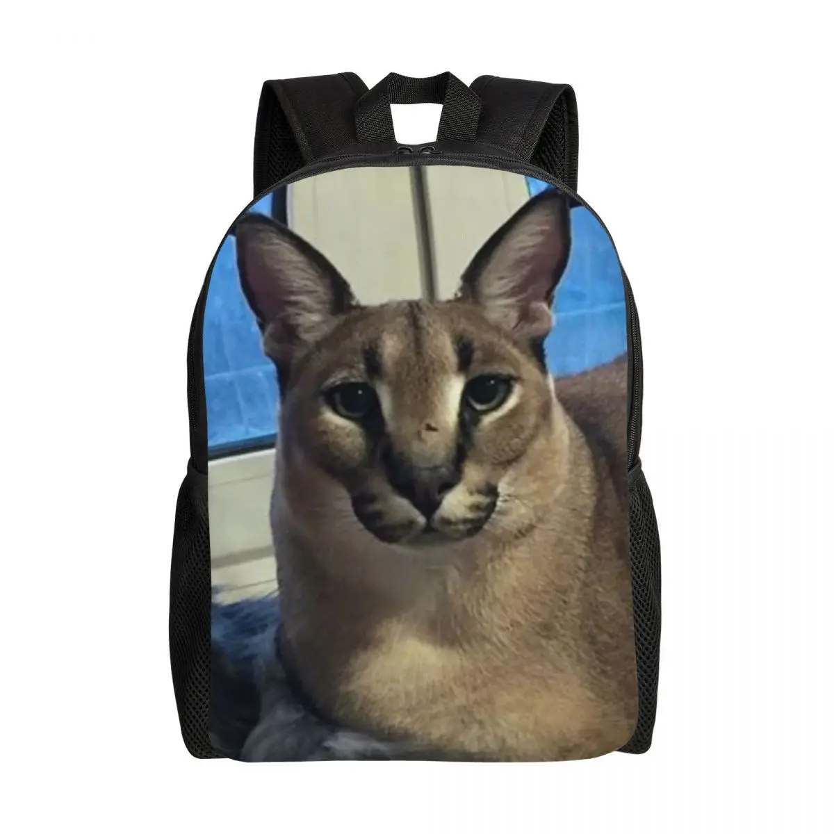 Customized-Big-Floppa-Funny-Meme-Backpack-for-Men-Women-College-School ...