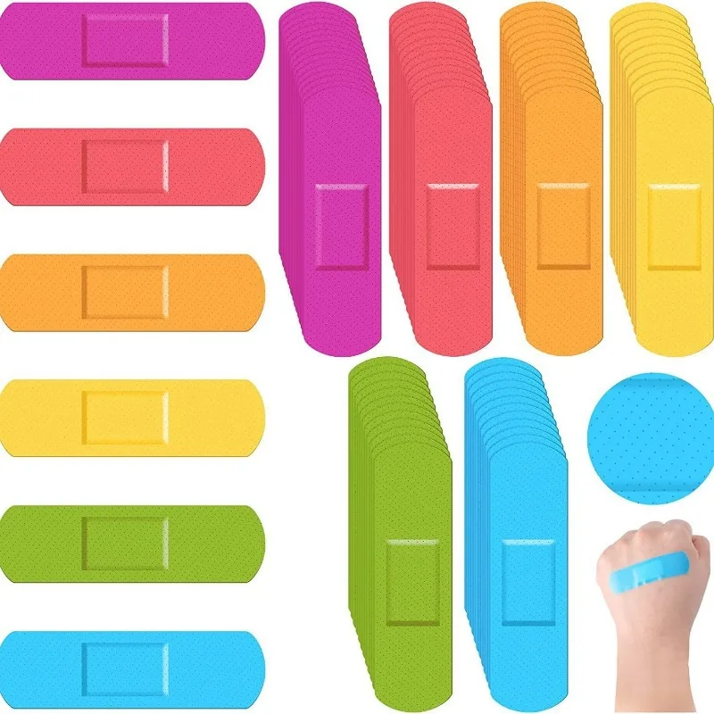 10pcs/pack Colorful Breathable Band Aid for Children Kids Patch First ...