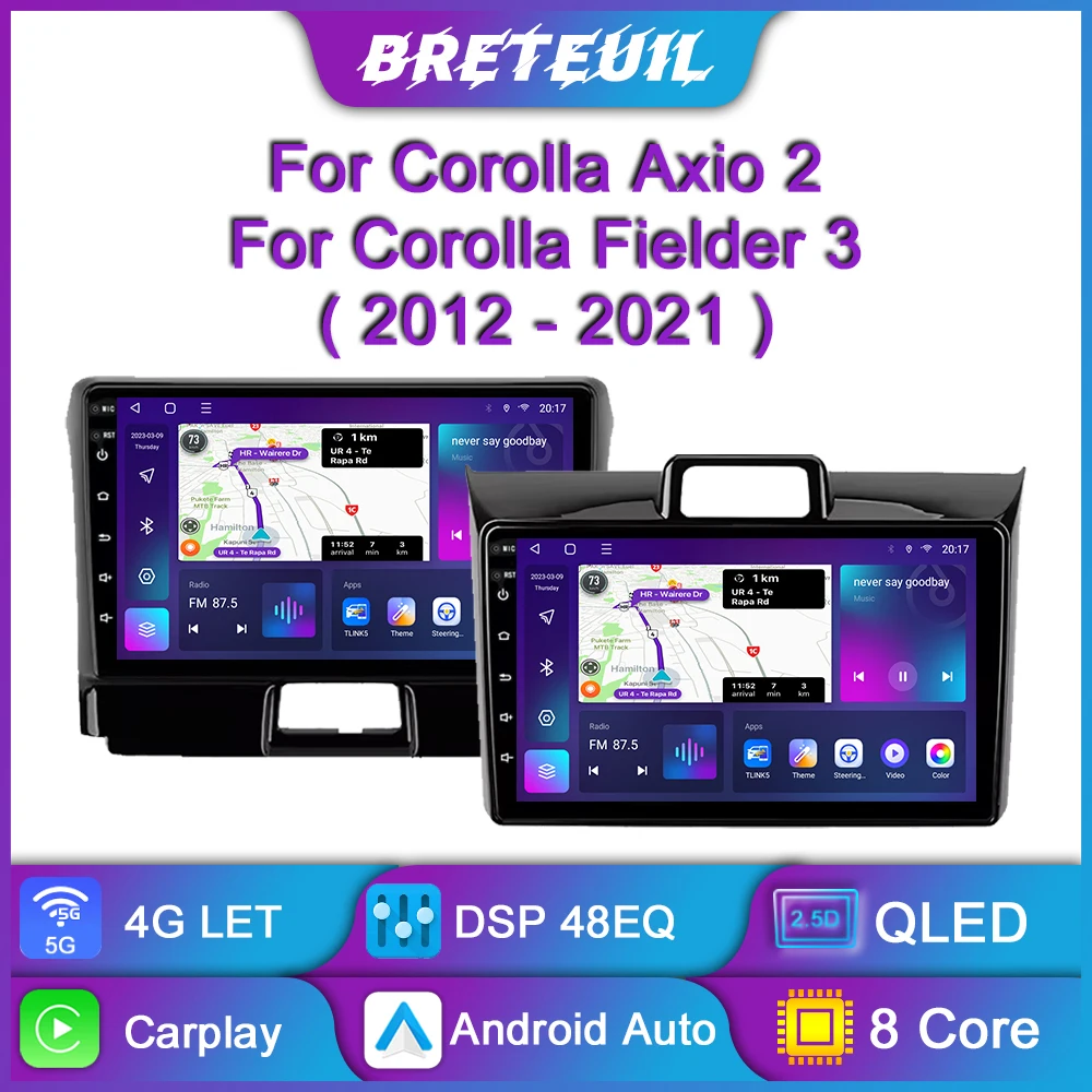 For-Toyota-Corolla-Axio-2-Fielder-3-E160-2012-2021-Android-Car-Radio-Multimedia-Player ...