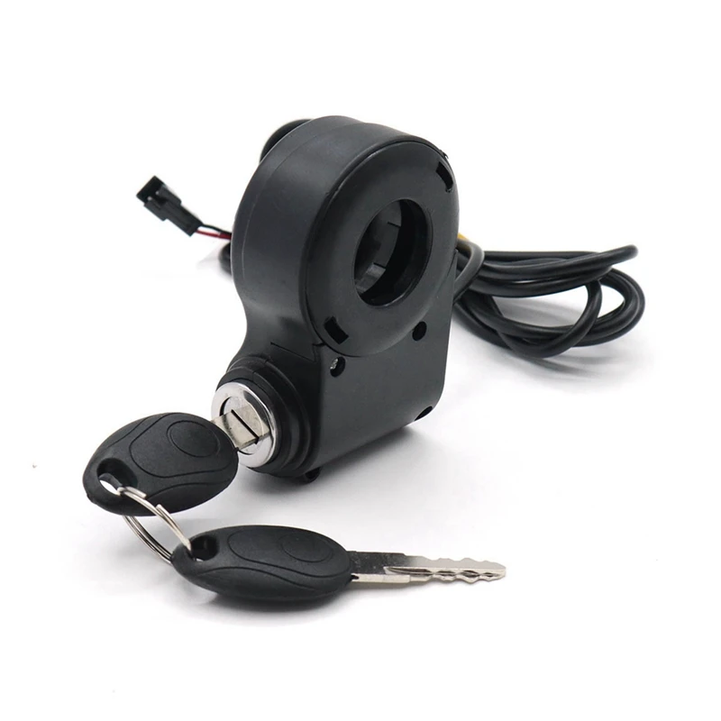 E-Bike Lgnition Lock Key Thumb Throttle Switch Power For KUGOO M4 M5 ...