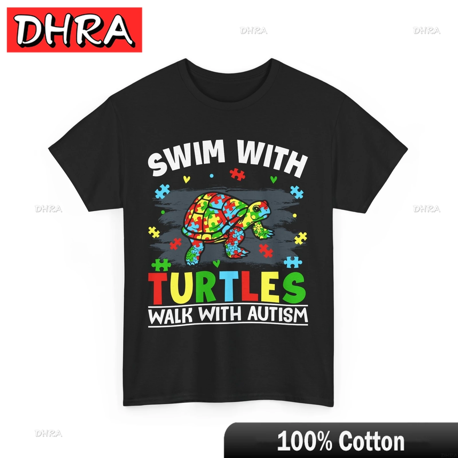 Slow But Strong T-Shirt Fun Trendy Turtle-Inspired Tee - Autism Turtle ...