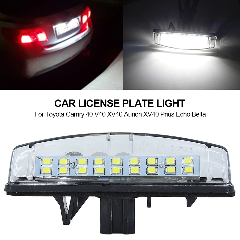 1Pc-CanBus-Led-car-License-Plate-light-Bulb-For-Toyota-Camry-40-V40 ...