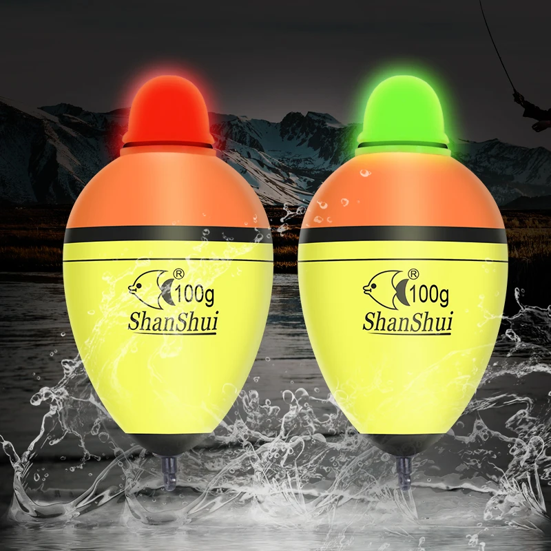 2-4Pcs-30-40-50-60-70-80g-100g-EVA-Luminous-Fishing-Night-Float-Light ...