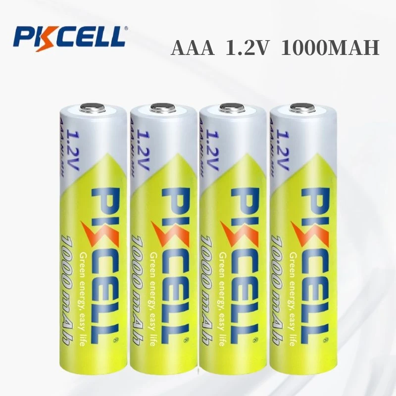 PKCELL-2-4Pcs-AAA-Battery-1-2V-Ni-MH-AAA-Rechargeable-Batteries-1000MAH ...