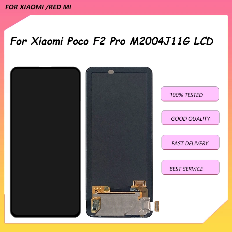 6.67" LCD For Xiaomi poco f2 Pro LCD Touch Screen Digitizer Assembly For Xiaomi M2004JI1G LCD ...
