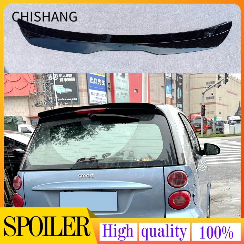 For-Mercedes-Smart-fortwo-453-451-Spoiler-ABS-Material-Car-Rear-Wing ...
