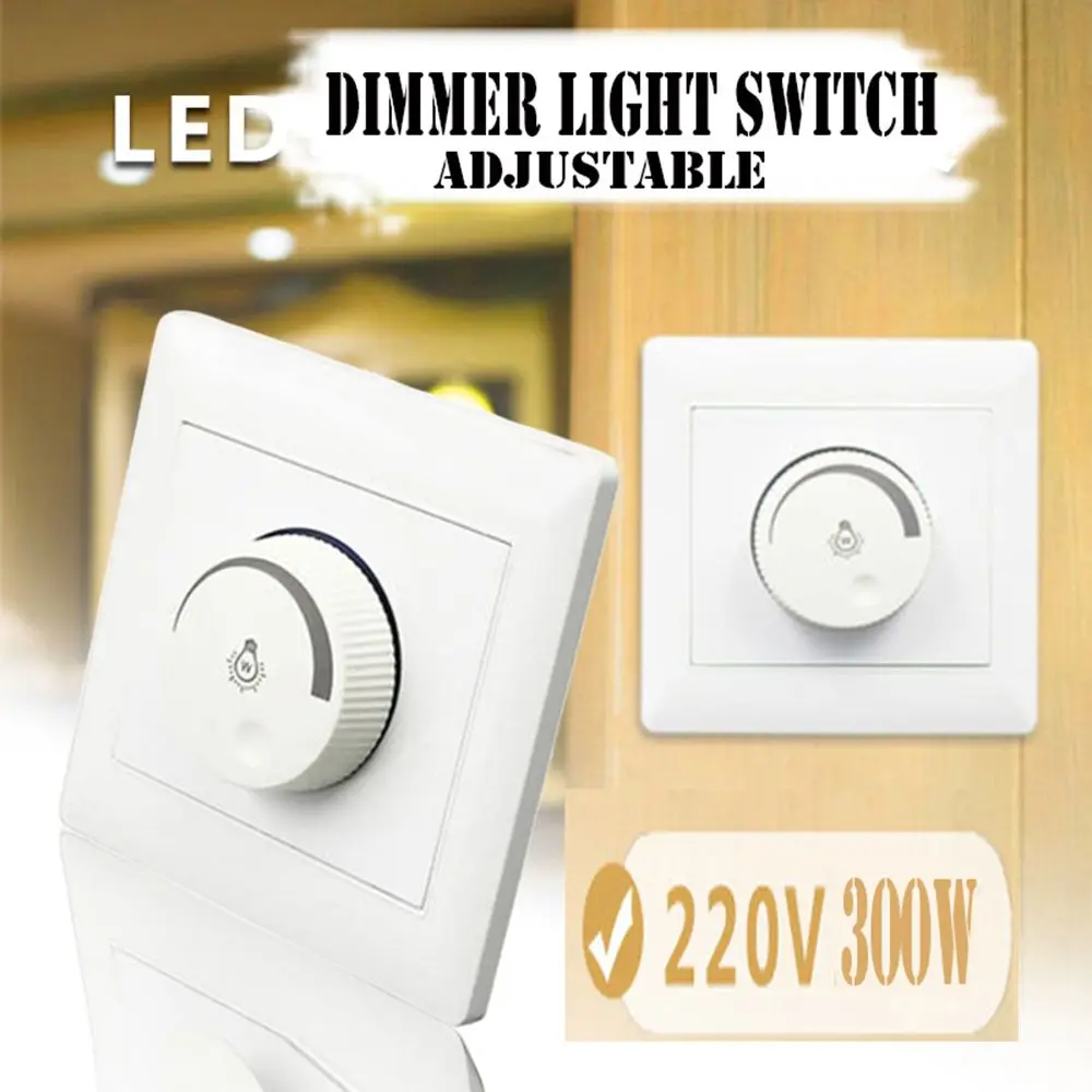Hot-220V-300W-Dimmers-for-Dimmable-lighting-White-LED-Dimmer-Light ...