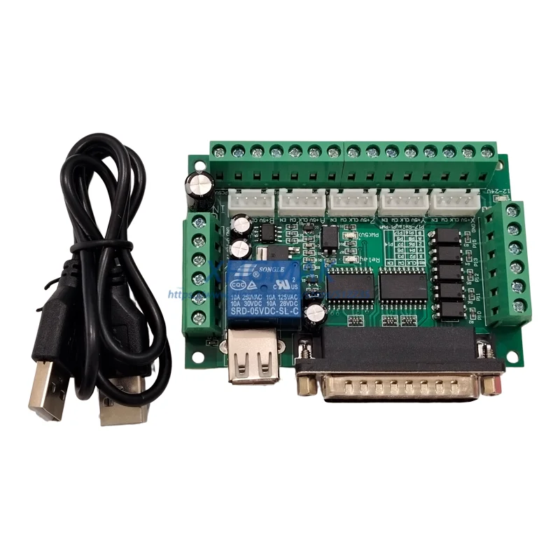 Adaptor-antarmuka-CNC-5-sumbu-papan-Breakout-untuk-Stepper-Driver-Motor ...