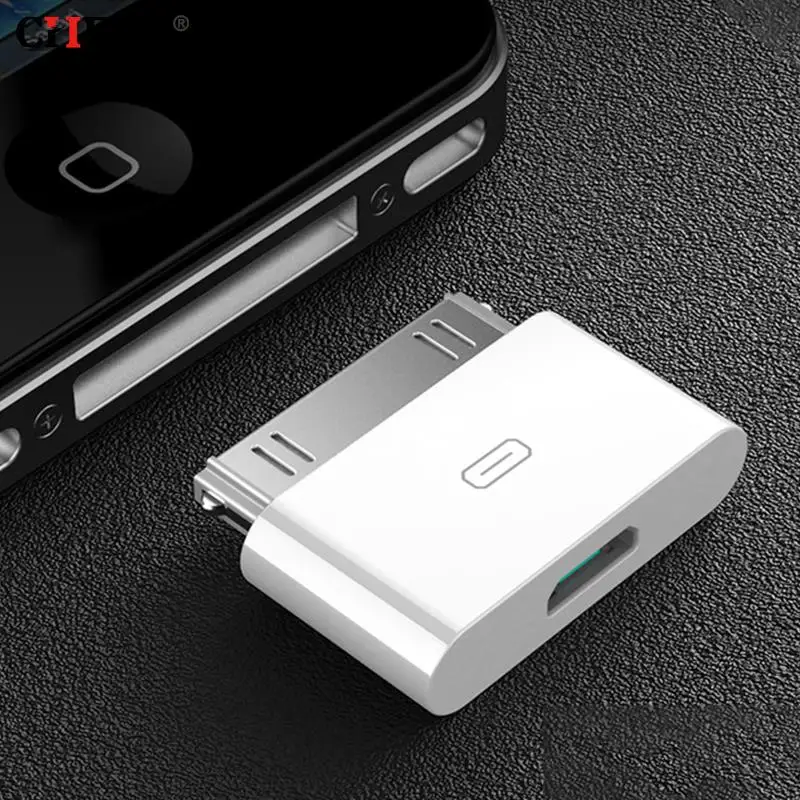 1pc micro usb para 30 pinos carregador conversor adaptador para iphone ...