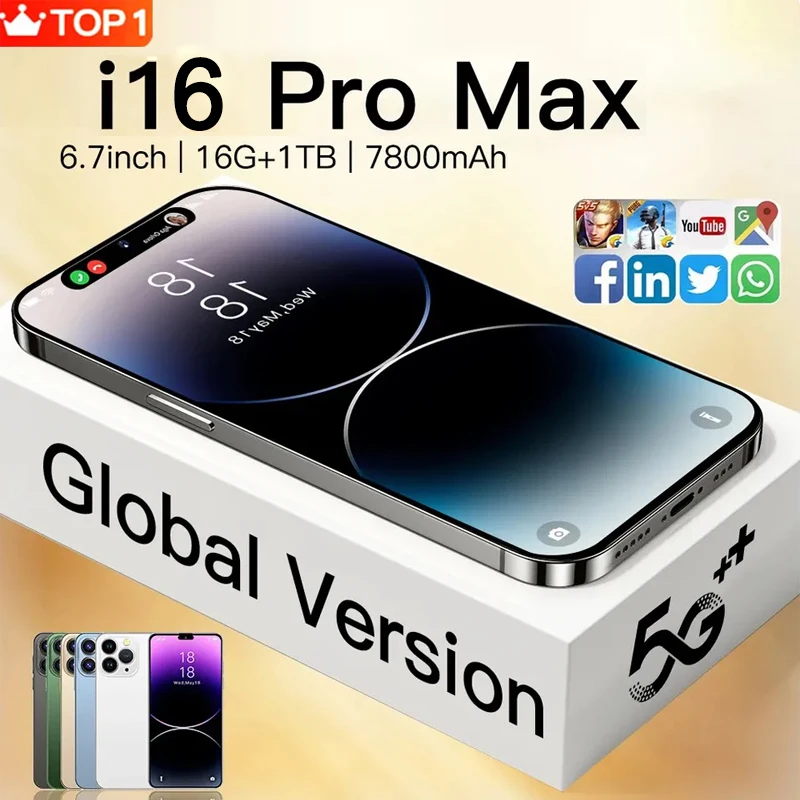 Tel-fono-Inteligente-I16-Pro-Max-Smartphone-con-pantalla-completa-de-2023-pulgadas-16GB-1TB ...