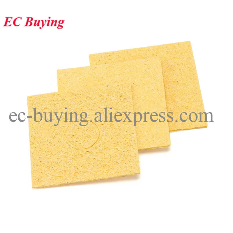 10pcs-1pc-Soldering-Iron-Tips-Cleaning-Sponge-Cleaner-High-Temperature ...