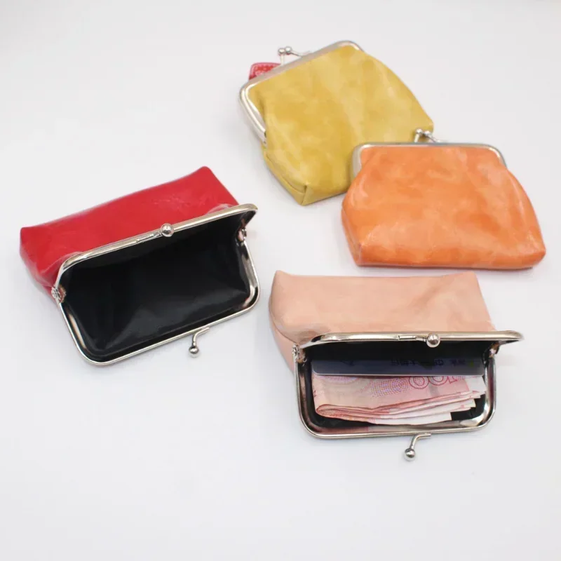 2024-New-Women-s-Money-Bag-Plush-Oil-Wax-Leather-Wallet-4-inch-Buckle ...