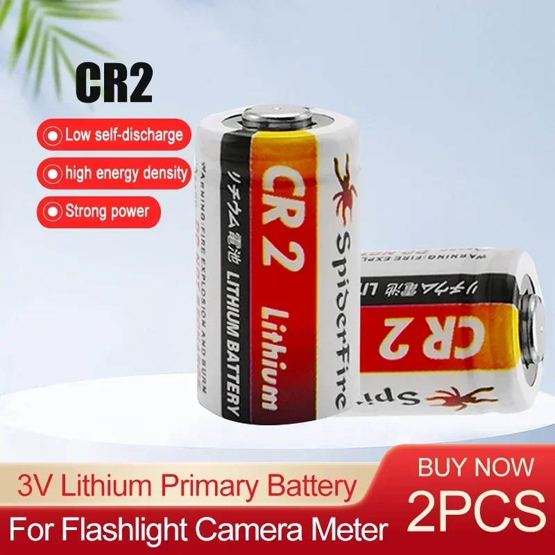 2PCS-CR2-CR15H270-DLCR2-ELCR2-CR15266-3V-Lithium-Battery-For-Digital ...
