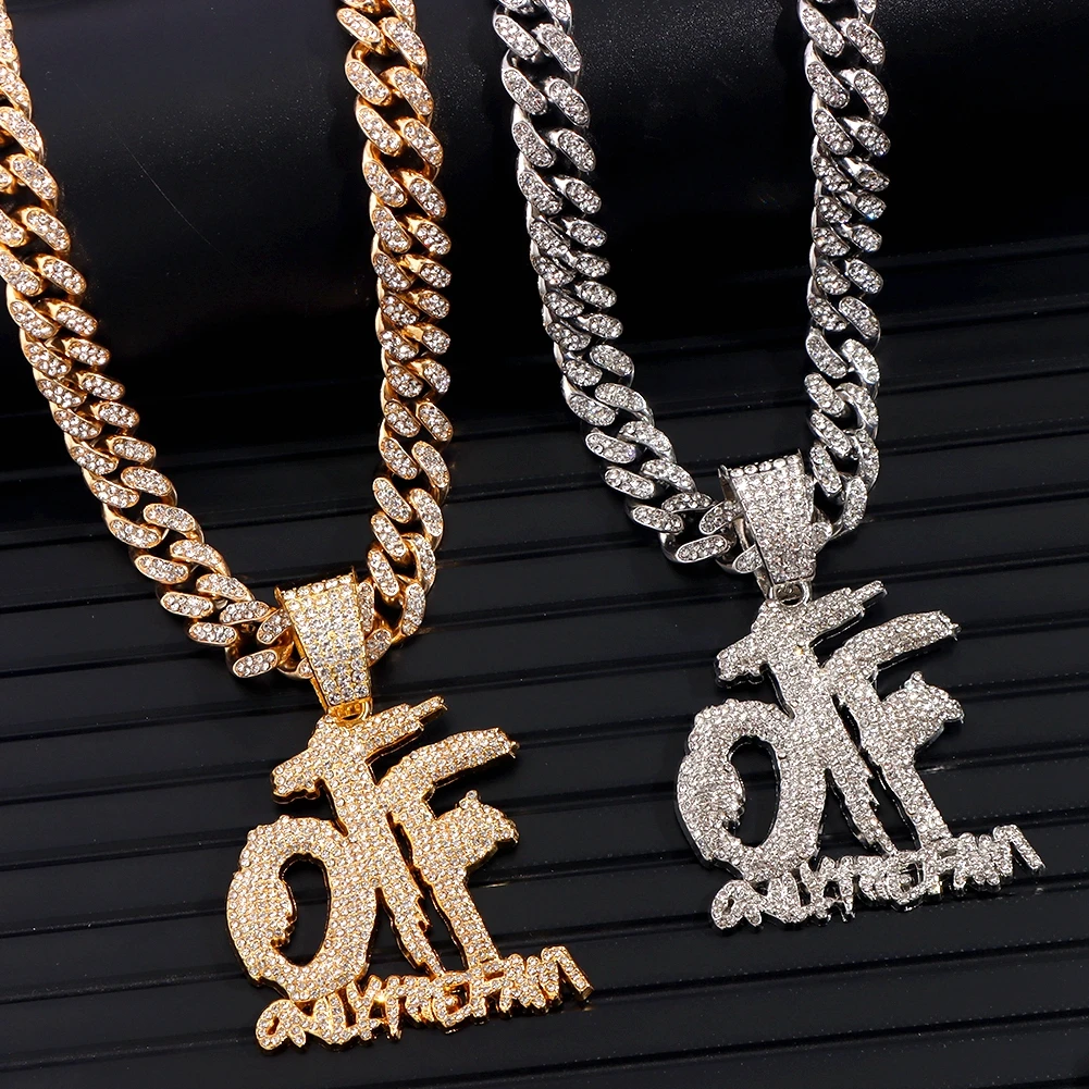 Hip-Hop-Only-The-Family-OTF-Crystal-Letter-Pendant-Necklaces-for-Women ...