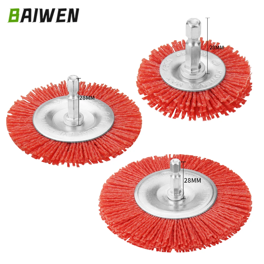 Nylon-Flat-Brush-Abrasive-Wire-Wheel-For-Drill-Rotary-Tool-Wood ...