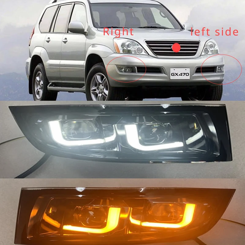 For-Lexus-GX470-2003-2009-LED-Auto-Parts-Fog-Light-Assembly-Turn-Signal ...
