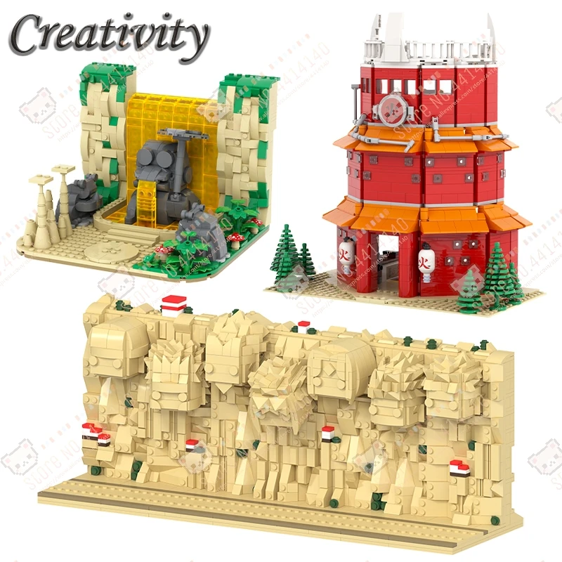 Anime-Series-Scene-Architecture-MOC-Building-Blocks-Creative-Mount ...