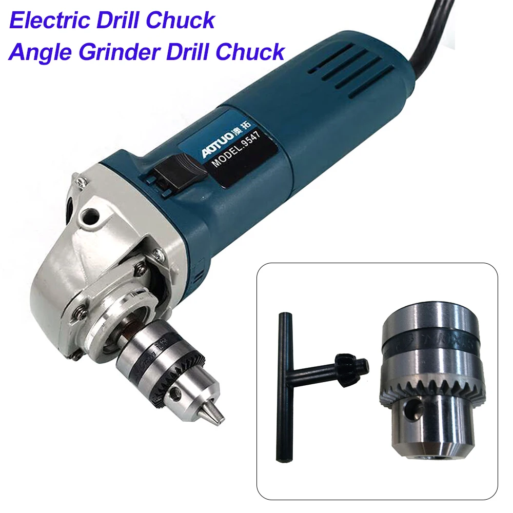 Electric-Drill-Chuck-Angle-Grinder-Drill-Chuck-with-Chuck-Key-Self ...