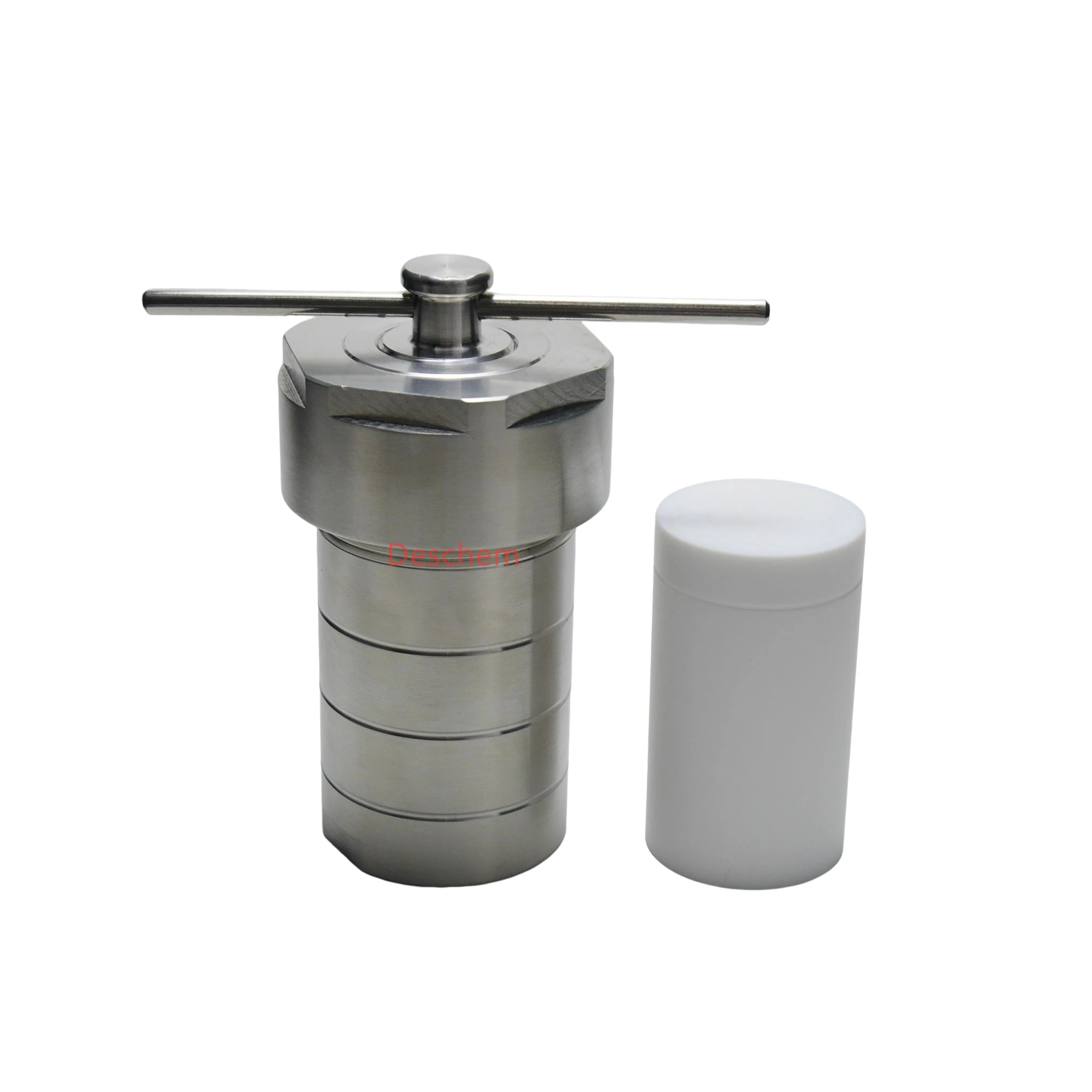 100Ml PTFE Berlapis Reaktor Sintesis Hidrotermal S304 Bejana Pencernaan ...