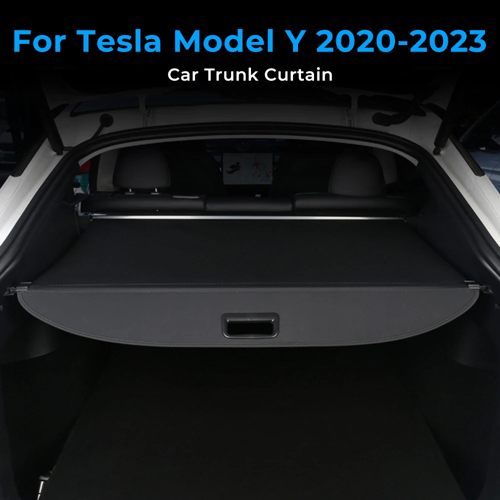 Car-Trunk-Cargo-Cover-For-Tesla-Model-Y-2020-2023-Curtain-Rear-Boot ...