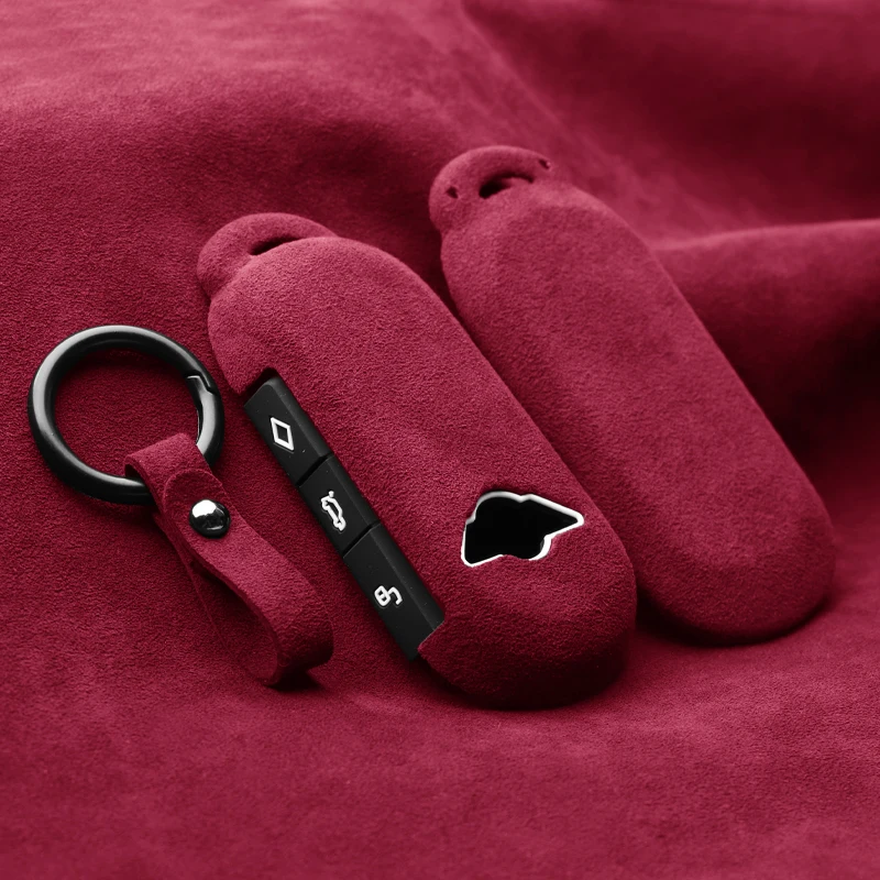 Genuine-Italy-Alcantare-for-BMW-Mini-Countryman-Cooper-One-Fur-Car-Key ...