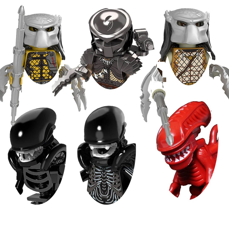 Alien Predator Building Bricks | Bricks Blocks Figure Predator - New ...