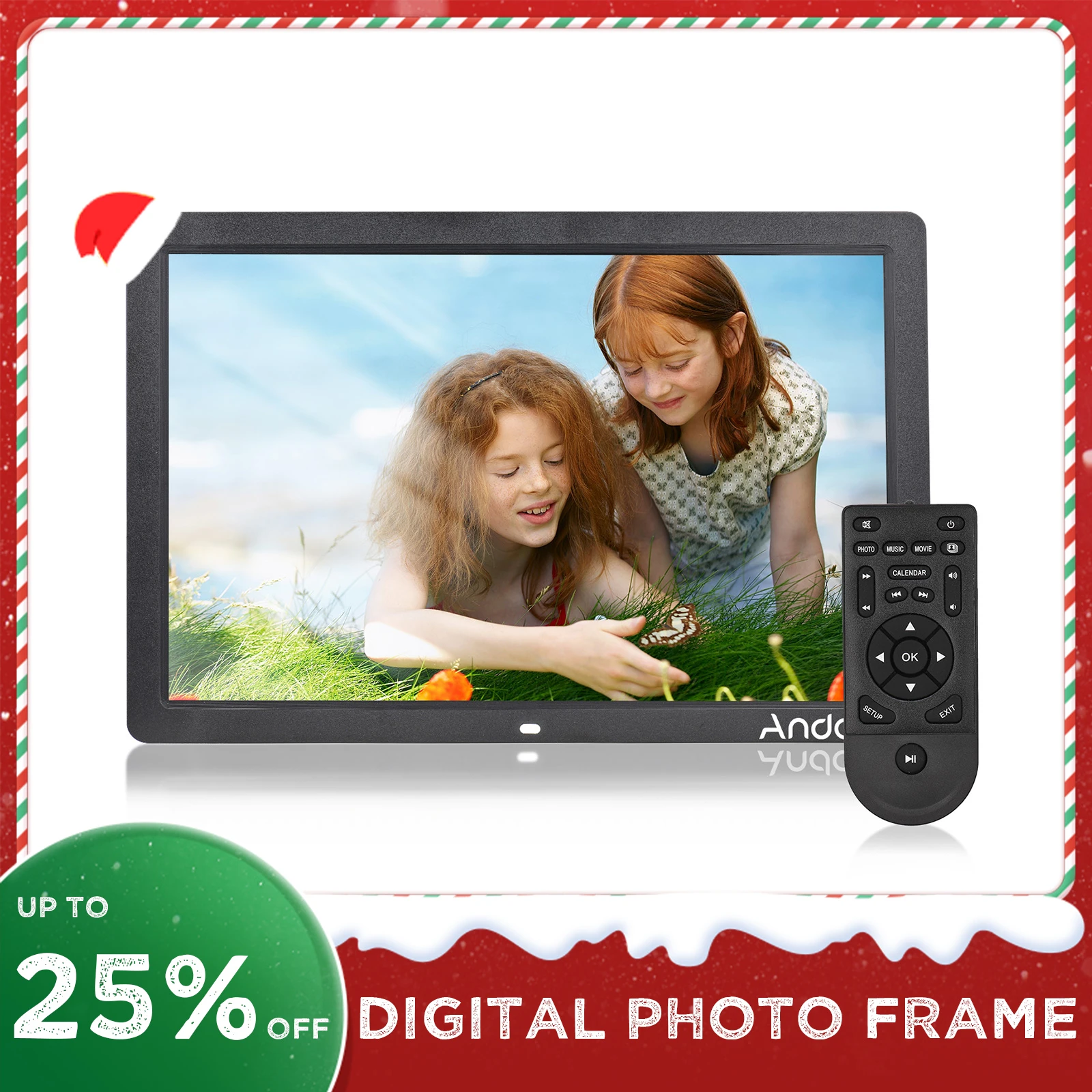 Andoer 17 Inch/ 10 Inch Digital Photo Frame Wide Lcd Screen High ...